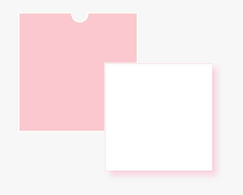 Square Pocket Wedding Card - Ivory PNG Image | Transparent PNG Free ...