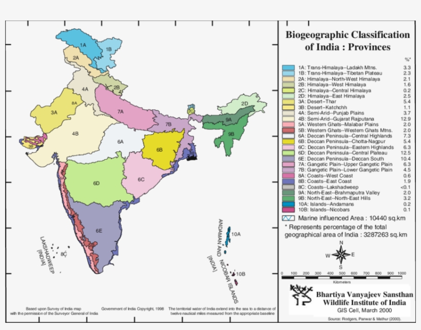 2 Bio-geographic Classification Of India - Biogeographic Classification ...