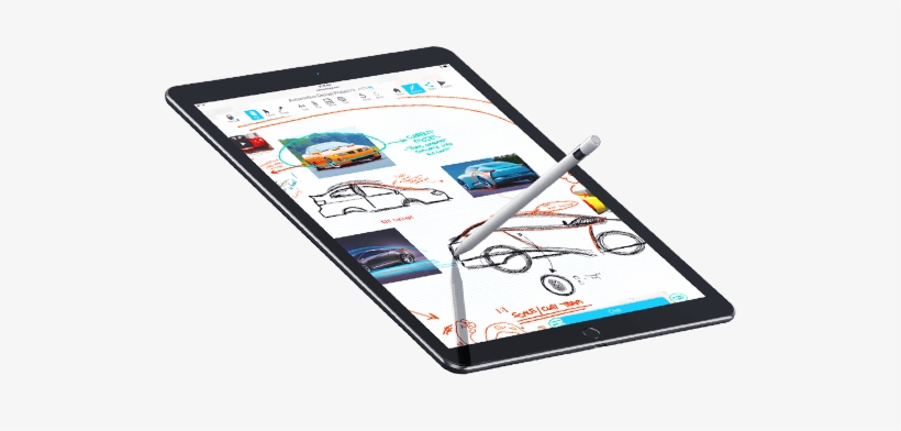 Visual Collaboration Web App For Apple Ipad Pro Clipart - Apple Ipad ...