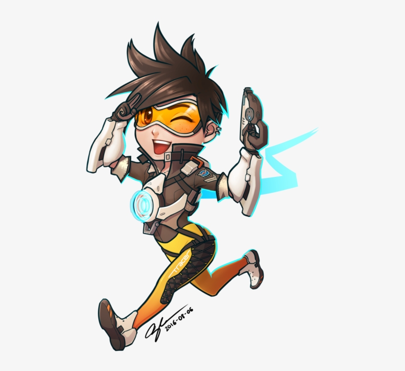 2016 08 - Tracer Chibi PNG Image | Transparent PNG Free Download on SeekPNG