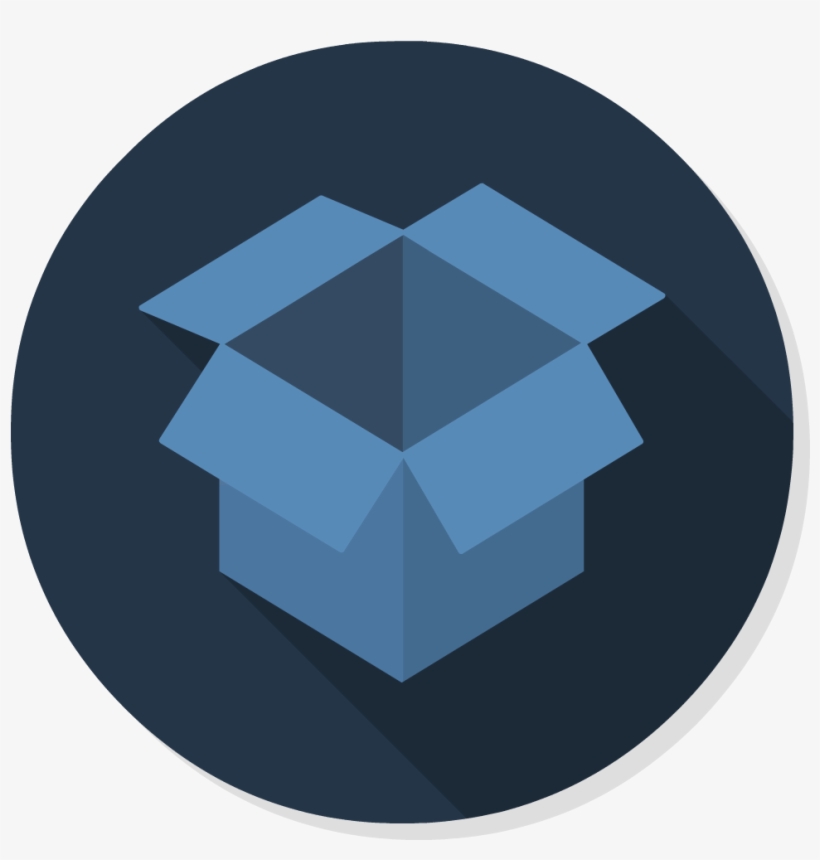 Dropbox Icon Vector - Circle PNG Image | Transparent PNG Free Download ...