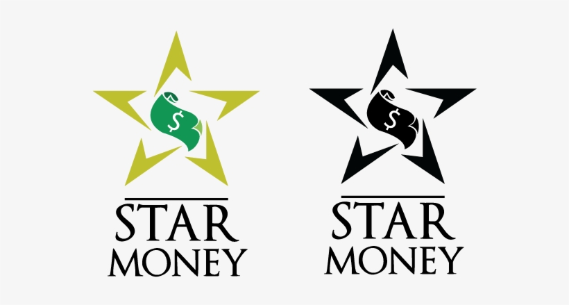Custom Logo Design For Star Money - Money Star Logo PNG Image ...