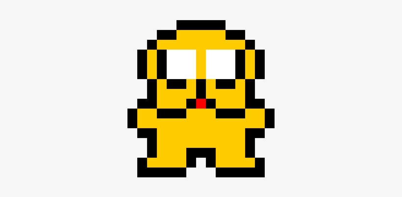 Cute Jake - Pixel Art Smiley PNG Image | Transparent PNG Free Download ...