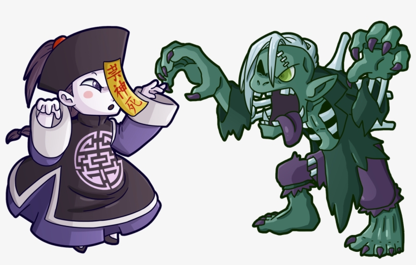 Happy Halloween The Chinese Vampire-zombie 僵尸 - Ghostrick Jiangshi PNG ...