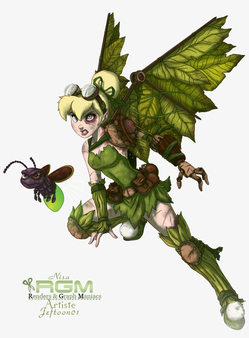 Render Disney Tinkerbell Clochette Luciole Zombie Bandages - Tinkerbell ...