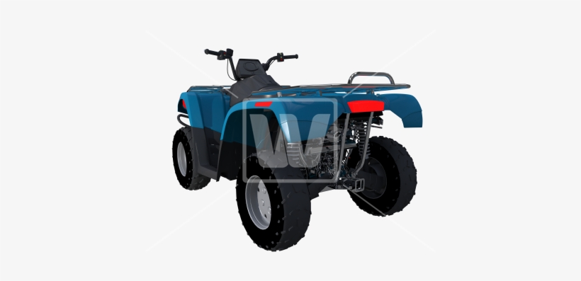 Atv Rear View Isolated - All-terrain Vehicle PNG Image | Transparent ...