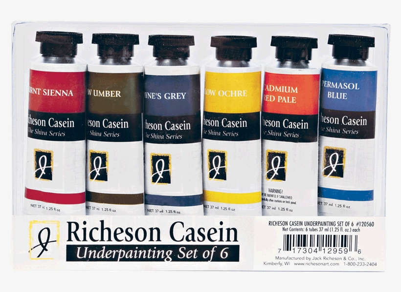 Richeson Casein, The Shiva Series Underpainting Set - Jack Richeson 37 ...
