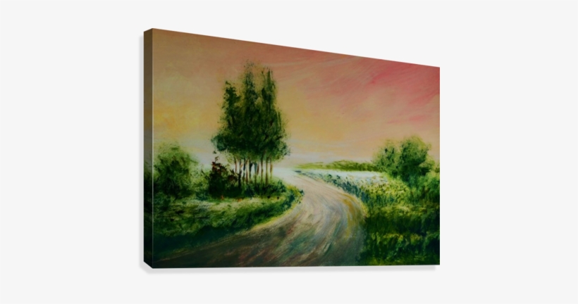 Evening Canvas Print - Dirt Road PNG Image | Transparent PNG Free ...
