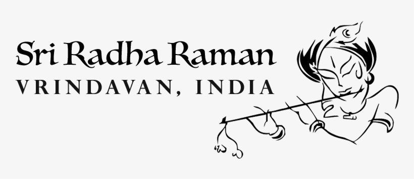 A Historic Temple In Vrindavan Dham, India - Matt Finish Krishna White ...