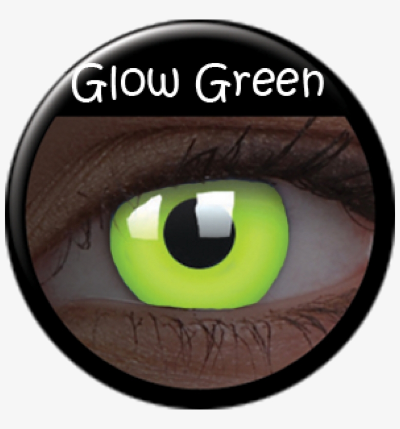 Lentilles Yeux Glow Vert / Green Contact Lenses - Contact Lenses PNG ...