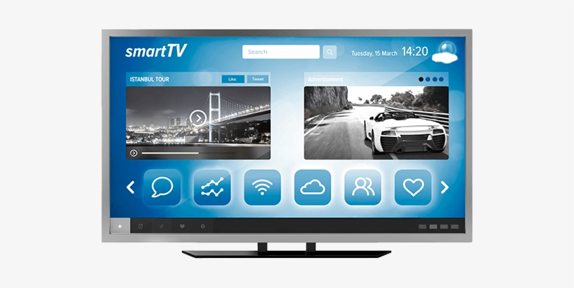 Smart Tv - Smart Tv Iot PNG Image | Transparent PNG Free Download on ...