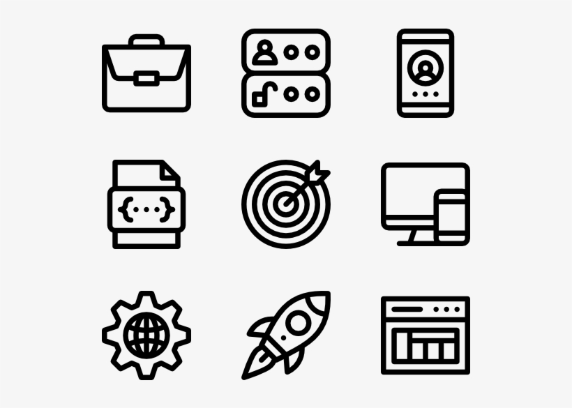 Vector Edits Web App Development - Information Icons PNG Image ...