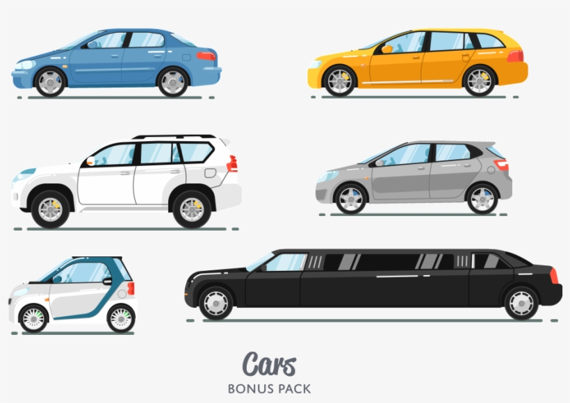 Various Sizes Of Car Travel Vector - Limousine PNG Image | Transparent ...