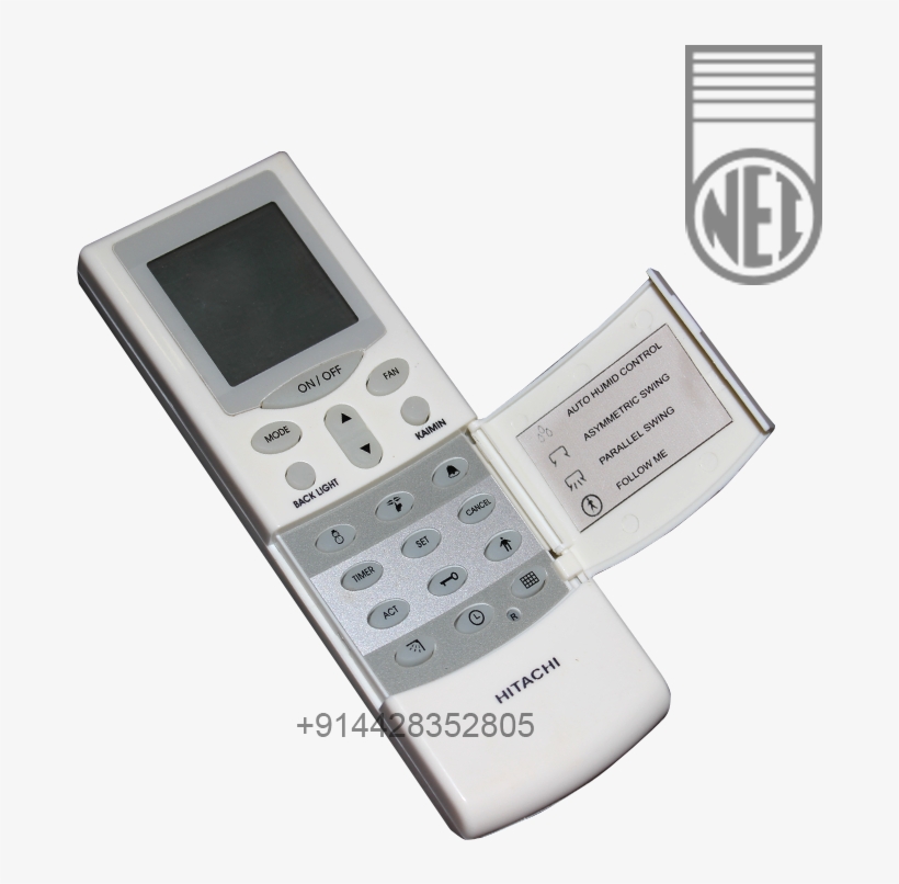 Hitachi Ac Remote Controller - Hitachi Remote Control Ac PNG Image ...
