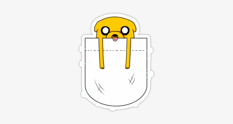 Jake - Adventure Time Jake Sticker PNG Image | Transparent PNG Free ...