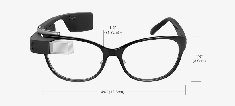 Dvf Made For Glass Smart Eyewear Google Glass Diane - Glasses PNG Image ...