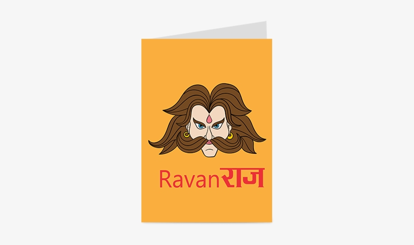 Ravan Raj Dussehra Greeting Card - T-shirt PNG Image | Transparent PNG ...
