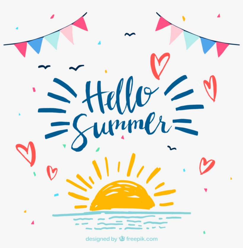 Hello Summer Png Image - Vector Hello Summer 2018 PNG Image ...