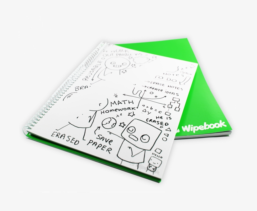 Wipebook Notebook - Wipebook Dry Erase Notebook (graph) PNG Image ...