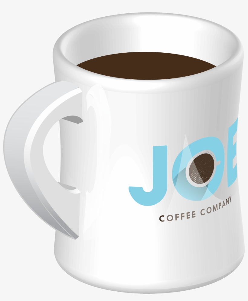 Diner Mug With A Joe Coffee Company Logo - Joe Coffee PNG Image ...