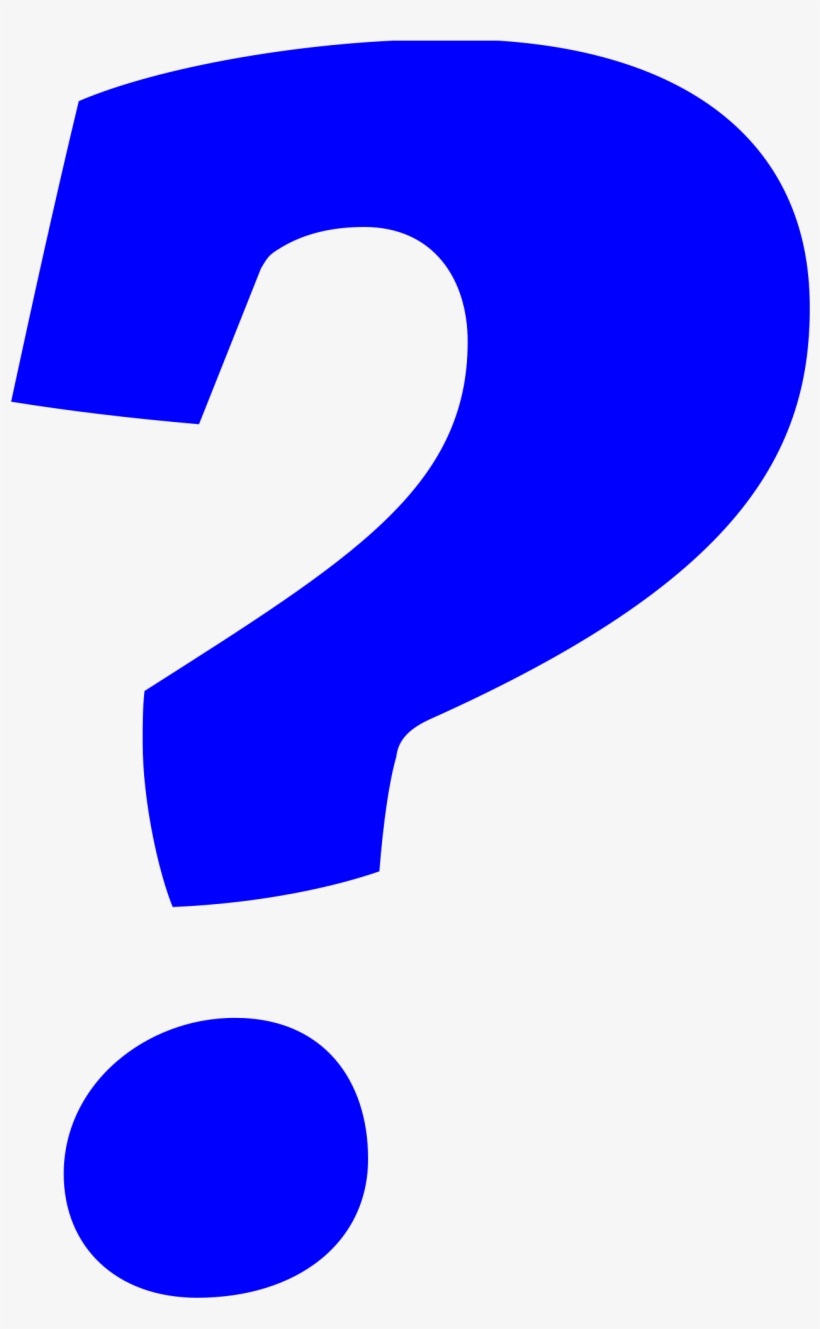 Download Open - Blue Question Mark Png | Transparent PNG Download | SeekPNG