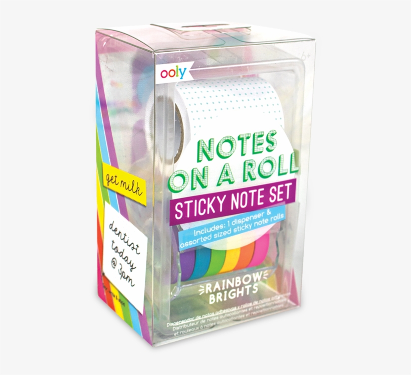 Notes On A Roll Sticky Notes Set - Post-it Note PNG Image | Transparent ...