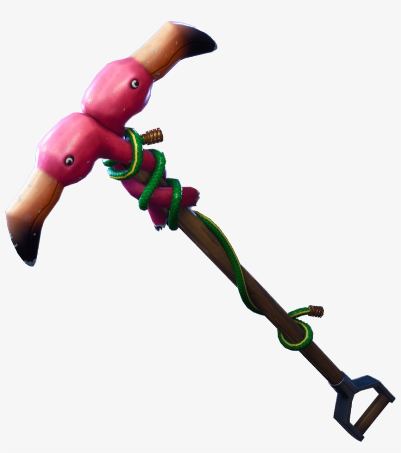 Fortnite Pink Flamingo Png Image - Fortnite Pink Flamingo Pickaxe PNG ...