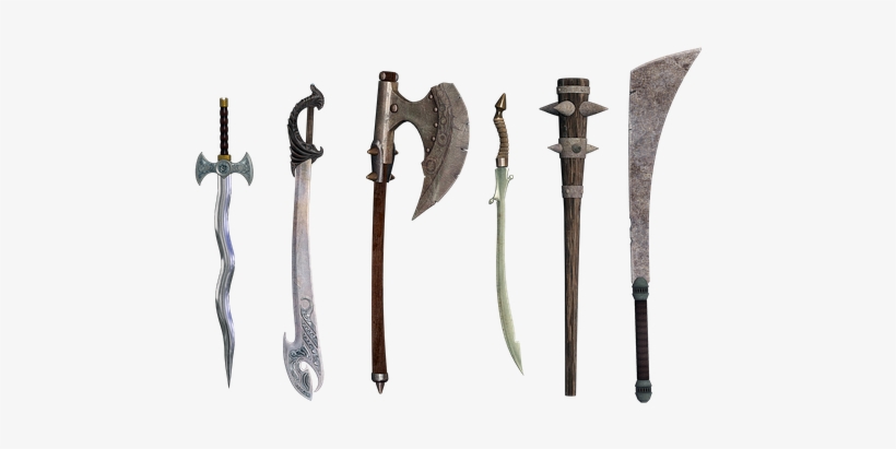 Weapon, Sword, Ax, The Middle Ages - Weapon PNG Image | Transparent PNG ...