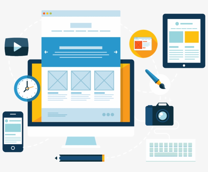 Custom Website Design - Link Building PNG Image | Transparent PNG Free ...