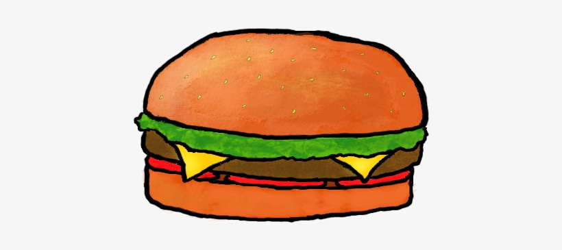 Drawn Burger Transparent Tumblr - Burger Drawing PNG Image ...