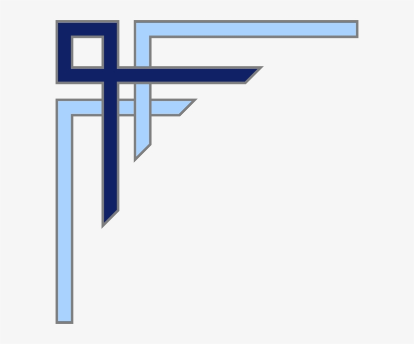 Download How To Set Use Blue Corner Border Svg Vector | Transparent PNG ...