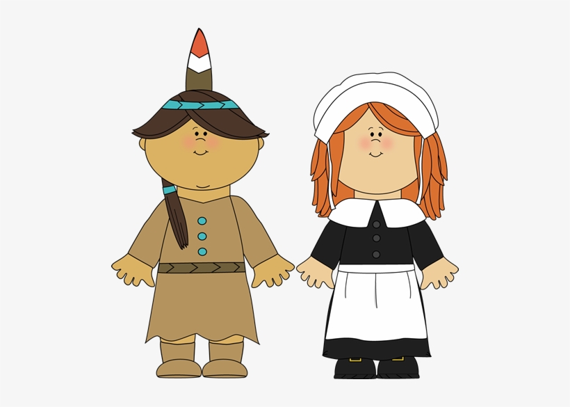Pilgrim And Indian Clipart