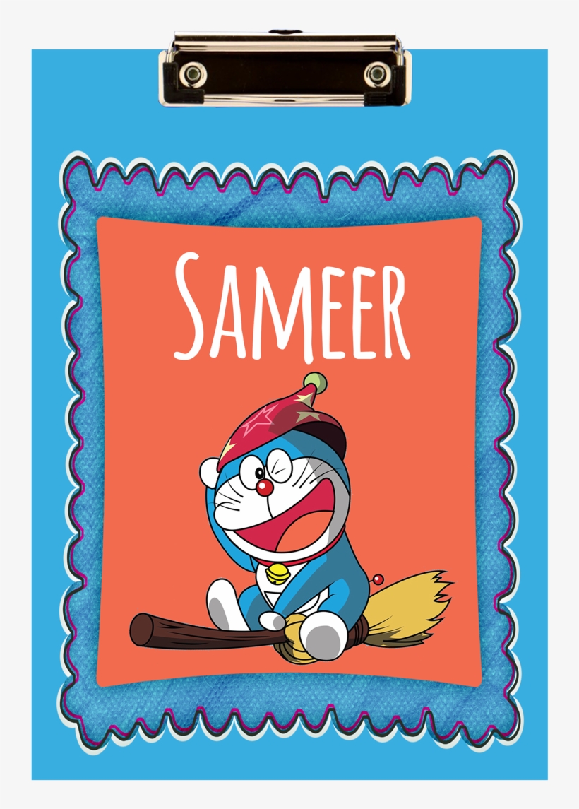 Funcart Doraemon Exam Board - Pin-back Button PNG Image | Transparent ...