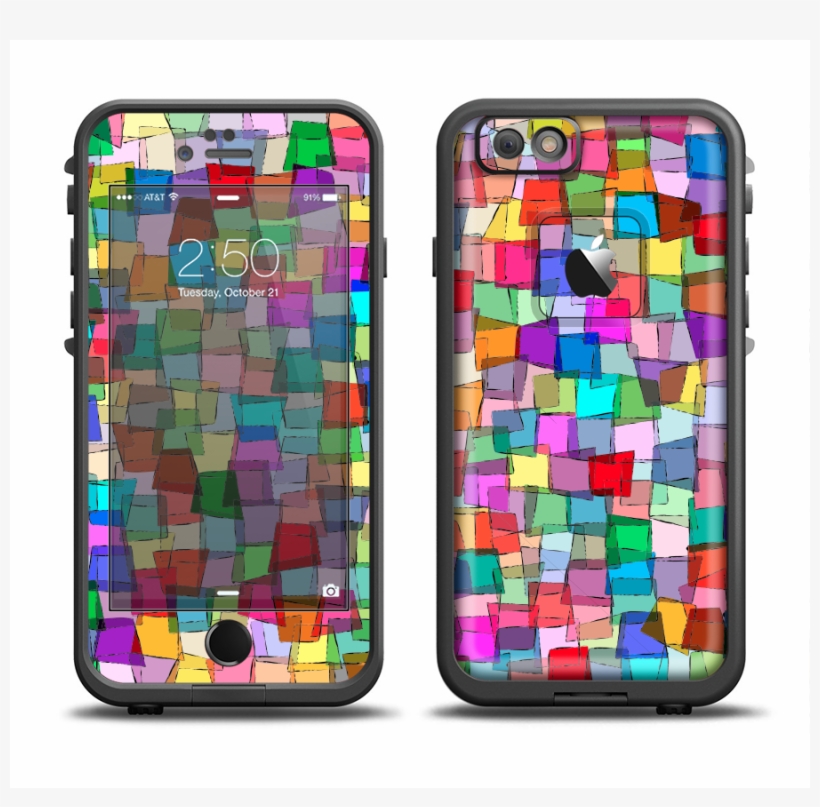The Vibrant Colored Abstract Cubes Apple Iphone 6 Lifeproof - Easy ...