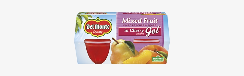 Del Monte Mix Fruit In Gel - Del Monte Nsa Fruit Cups PNG Image ...