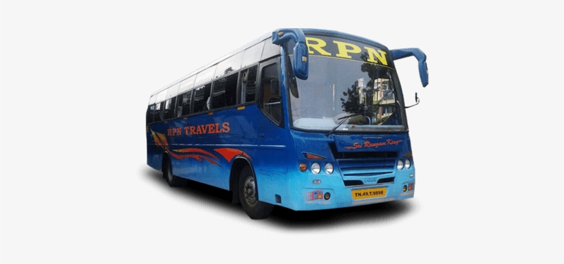Download Bus - Rpn Travels Ac Bus | Transparent PNG Download | SeekPNG