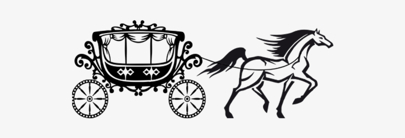 Download Baggi Icon - Carriage With Horses Drawing | Transparent PNG ...