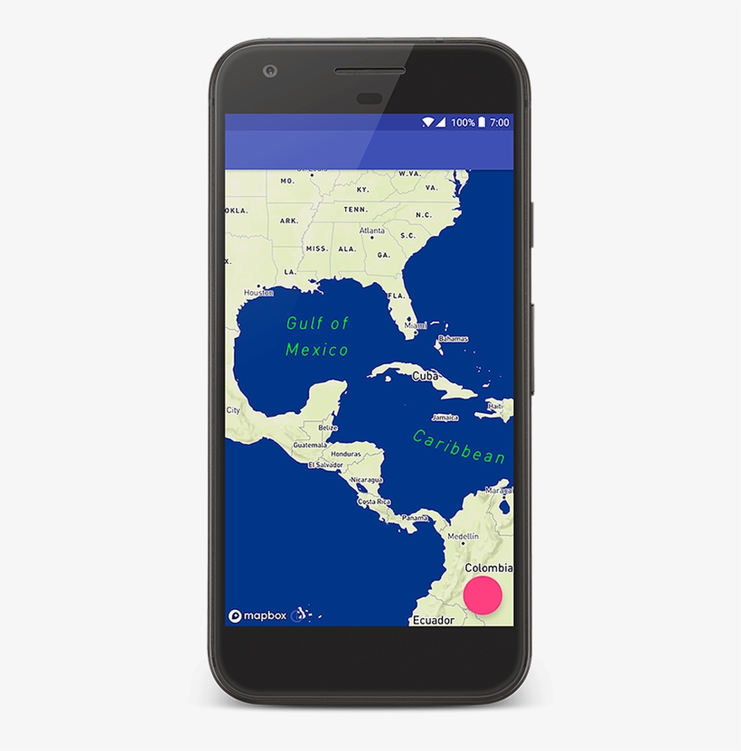 Map With Attribute Styled In Runtime On An Android - Latin America ...