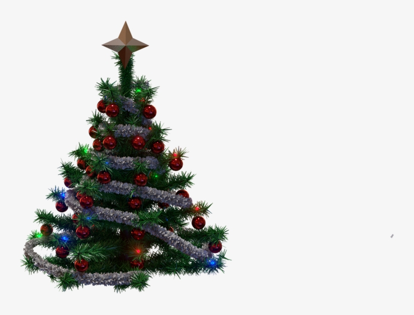 Christmas Tree Twitter Background