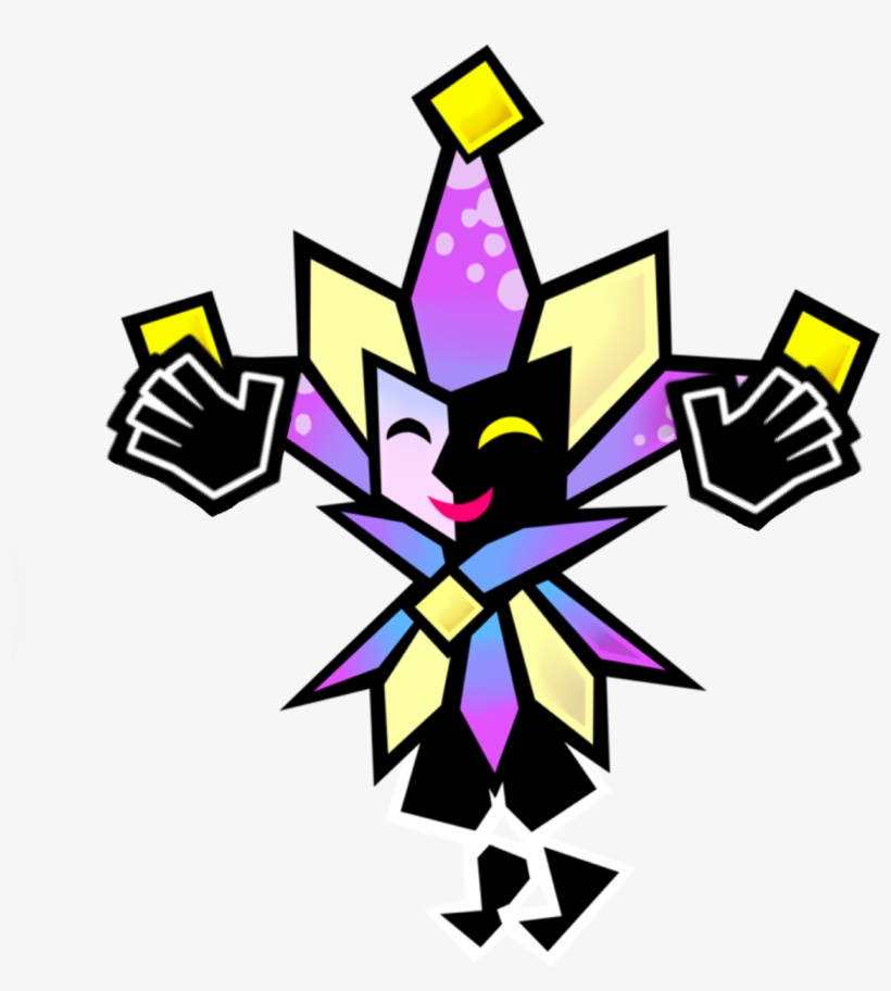 Put Your Hands In The Air - Super Paper Mario Dimentio D PNG Image ...