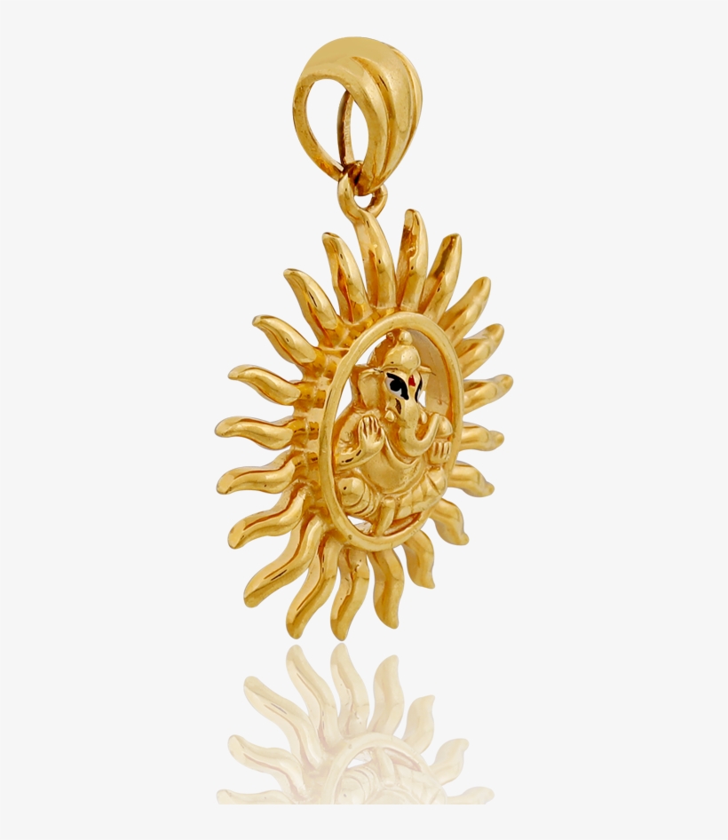 Lord Ganesha's Sun Blessing Pendant - Product PNG Image | Transparent ...