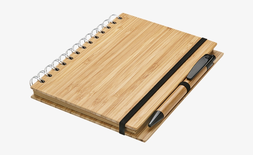 Bamboo Notebook And Pen Bf0033 - Notebook And Pen PNG Image ...