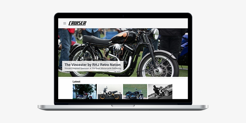 Motorcycle Cruiser Newsletter - Web Design PNG Image | Transparent PNG ...