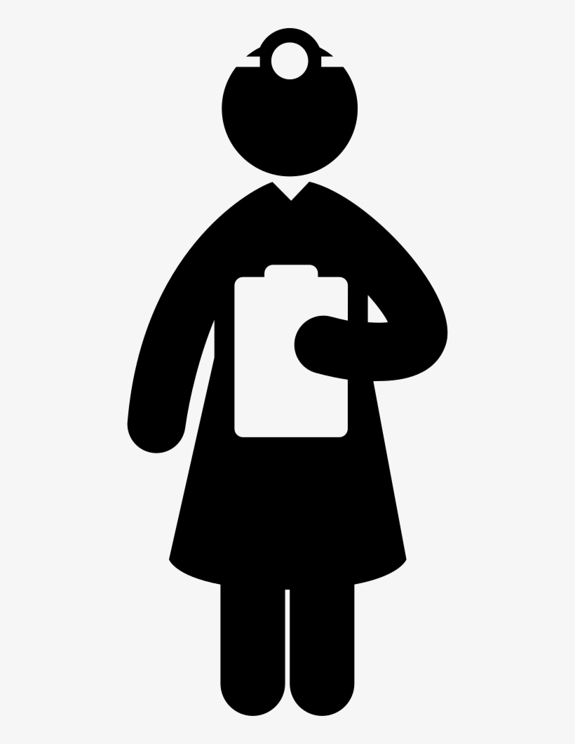 Medical Doctor Reading A Paper Comments - Stick Figure With Clipboard ...