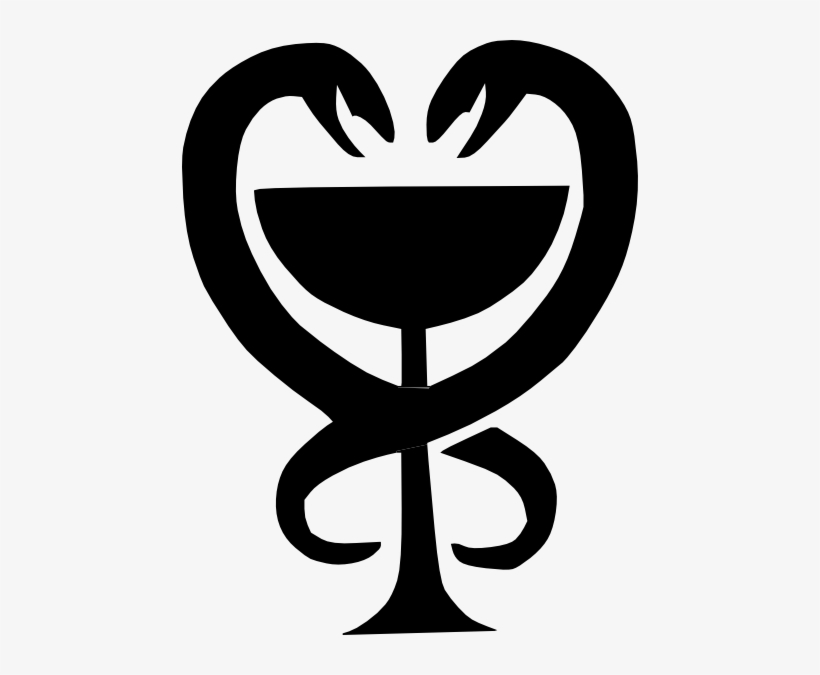 Download Medical Snakes And Cup Clip Art At - Snake Silhouette PNG ...