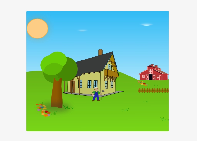 Agriculture Background Clipart Blue