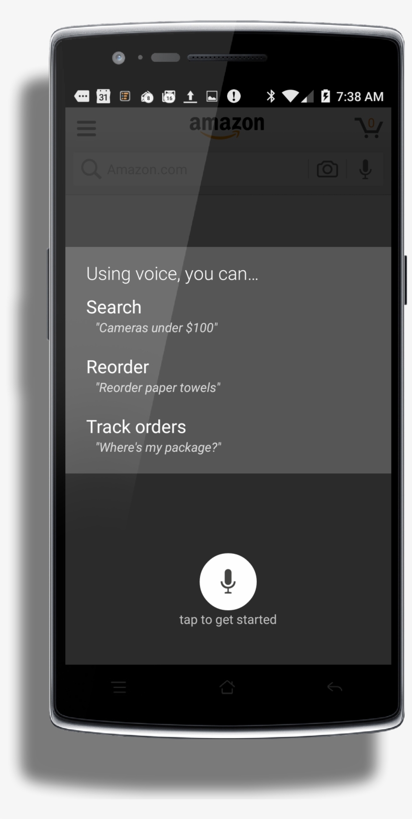 Amazon Voice Search Attracts Older Shoppers, Younger - Android PNG ...