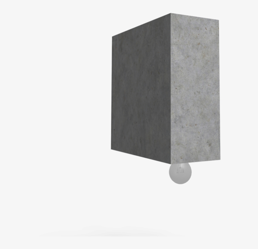 Betoon With Extern Light Bulb By Komat - Computer Speaker PNG Image ...