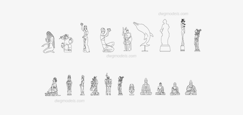Download 28 Collection Of Buddha Statue Cad Drawing - Freecad ...