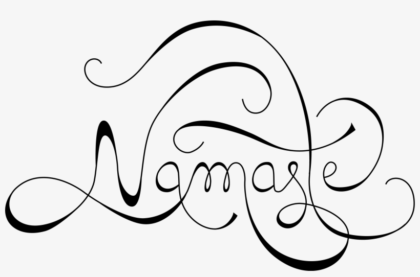Namaste - Line Art PNG Image | Transparent PNG Free Download on SeekPNG